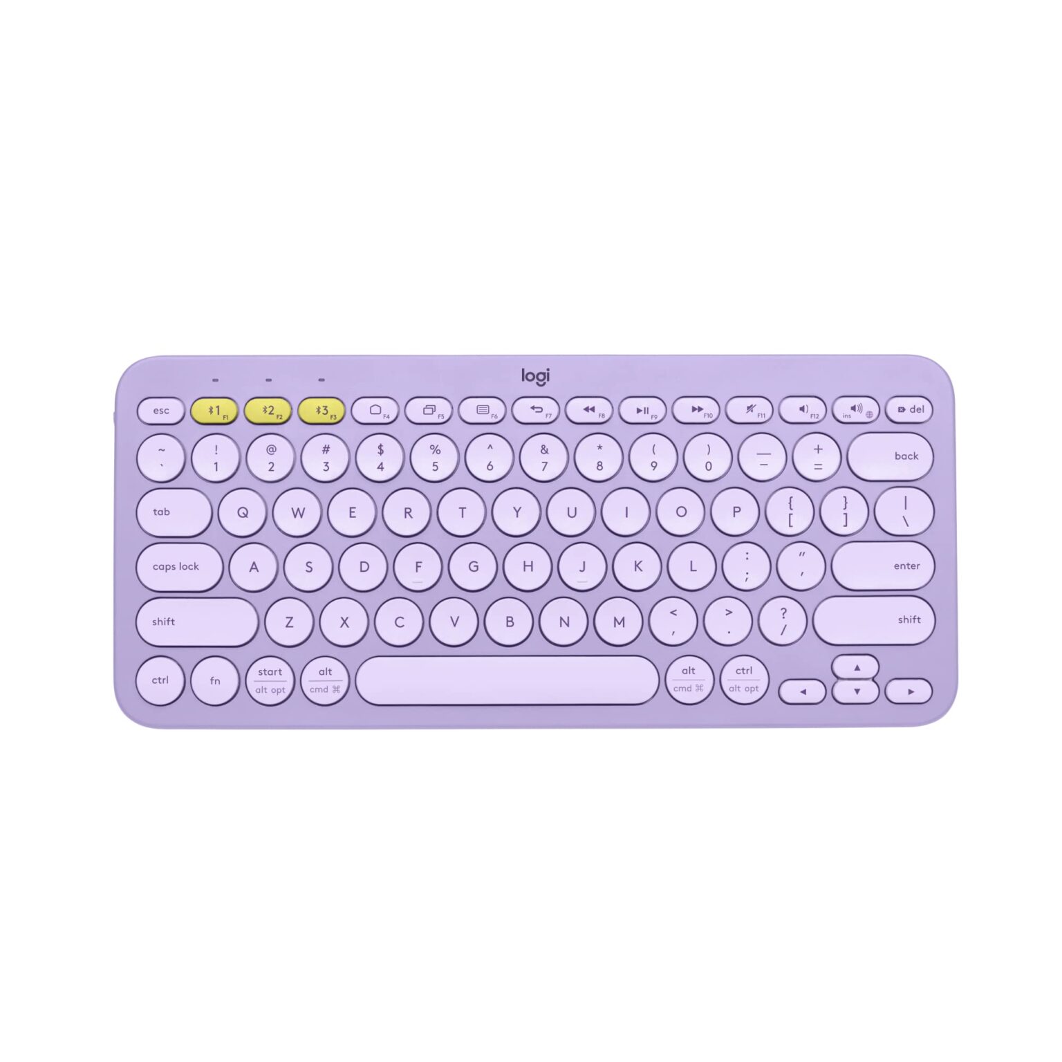 Logitech K380 - Draadloos Bluetooth Toetsenbord - Lavender - Makarov Shop